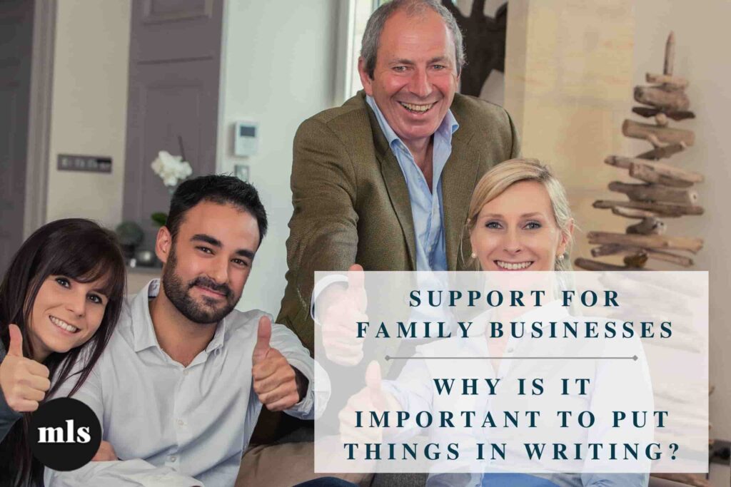 Family Businesses - Why is it important to put things in writing? - My ...